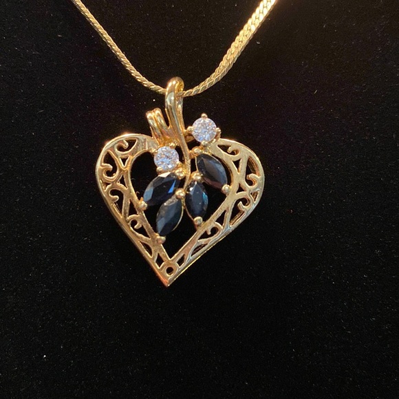 Monet | Jewelry | Monet Heart Necklace | Poshmark